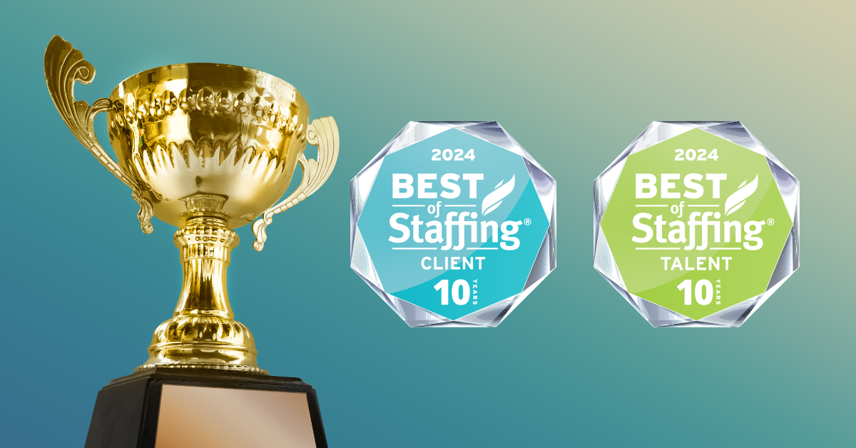 ABR Employment Services Wins ClearlyRated's 2024 Best of Staffing Awards